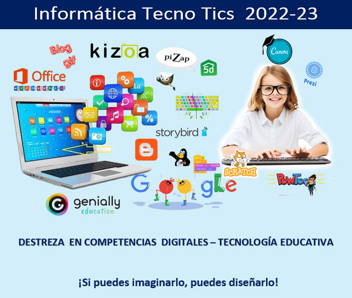 Inscripción informática Tecno Tics Colegio Romareda 2022-2023 - Informática Zaragoza.